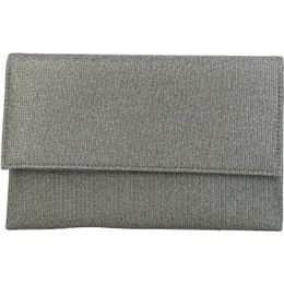 Menbur Clutch, Glitzer, für Damen, grau