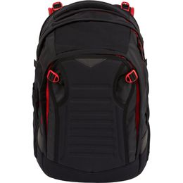 Satch Schulrucksack "match - Fire Phantom", schwarz