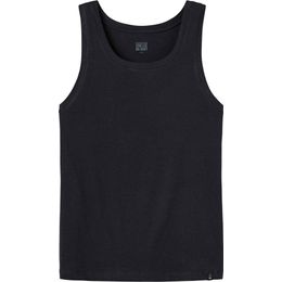 Schiesser Long Life Soft Tank Top, Rundhals-Ausschnitt, uni, für Herren, schwarz, 5