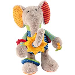 Sigikid® PlayQ Aktiv-Kuscheltier "Elefant", mehrfarbig