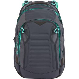 Satch Schulrucksack "match - Mint Phantom", zweifarbig, für Kinder, grau