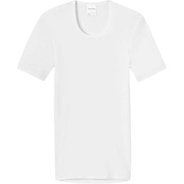 Schiesser T-Shirt "Original Classics", Kurzarm, Rundhals, Rippstruktur, für Herren, weiß, XL