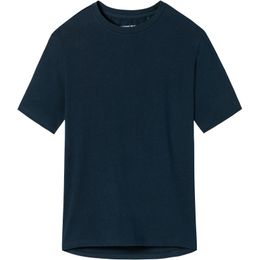 Schiesser Schlafshirt, gerader Schnitt, für Damen, blau, 40