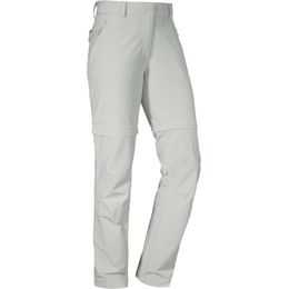 Schöffel Zip-Off-Hose "Ascona", 4-Wege-Stretch, feuchtigkeitsregulierend, für Damen, grau, 48