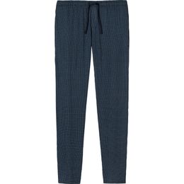 Schiesser Hose, Tunnelzug, Taschen, für Herren, blau, 56