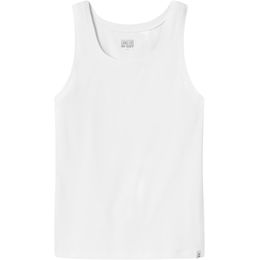 Schiesser Long Life Soft Tank Top, Rundhals-Ausschnitt, uni, für Herren, weiß, 5