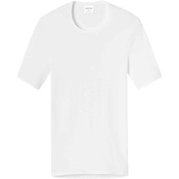 Schiesser Original Feinripp Unterhemd, Kurzarm, für Herren, weiß, 5