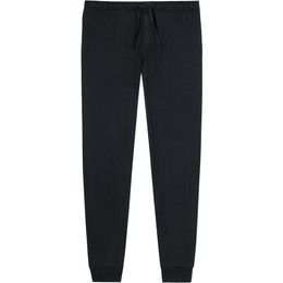 Schiesser Loungehose, lang, für Herren, schwarz, 52