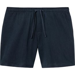 Schiesser Mix+Relax Shorts, Eingriff, Baumwolle, Single Jersey, für Herren, blau, 50