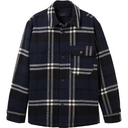 Tom Tailor Denim DENIM TOM TAILOR Hemdjacke, Langarm, Kent-Kragen, für Herren, blau, S