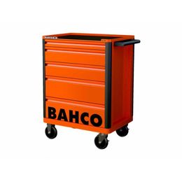 Campaign Werkstattwagen mit 5 Schubladen, rot (ral 3001) - Bahco