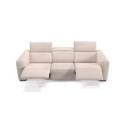 Sofanella BIG Couch SORRENTO Stoffsofa Relaxsofa 3-Sitzer - Beige