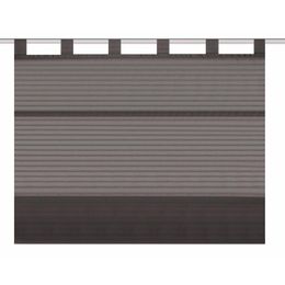 Home Wohnideen Magnetrollo &raquo;TURIN&laquo; mit Schlaufen grau Obermaterial: 100% Polyester 130cm, Schlaufen, 60cm