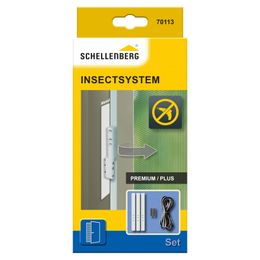 Schellenberg Adapter-Set für Fliegengitter Balkontür, ohne bohren, inklusive Bürstendichtung, weiß