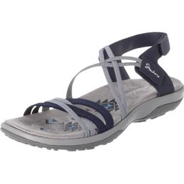 Skechers® Reggae Slim Riemchensandalen "Takes Two", Memory Foam, für Damen, blau, 41