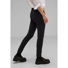 Street One Gerade Jeans 5-Pocket-Style, schwarz
