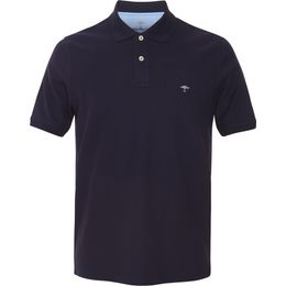 Fynch-Hatton® Poloshirt, Logo-Stickerei, Piqué-Gewebe, für Herren, blau, M