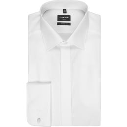 OLYMP Hemd, Kent-Kragen, Regular-Fit, für Herren, weiß, 44