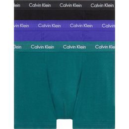 Calvin Klein Cotton Stretch Pants kurz, Logo-Bund, 3er Pack, für Herren, schwarz, S