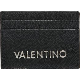 Valentino by Mario Valentino Valentino by Mario Kartenetui, Kunstleder, Emblem, für Damen, schwarz