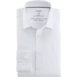 OLYMP Businesshemd, Kent-Kragen, für Herren, weiß, 42 cm