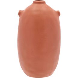 Villa Collection Vase, Steingut, braun