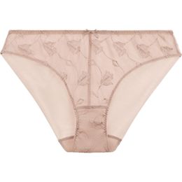 Aubade Slip, Spitze, Zierschleife, für Damen, beige, 40