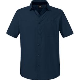 Schöffel Freizeithemd, Kurzarm, Regular-Fit, für Herren, blau, 50