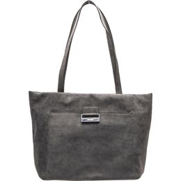 Gerry Weber Shopper, Emblem, uni, für Damen, grau