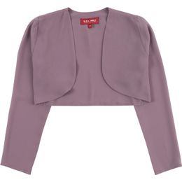 G.O.L.® Chiffon-Bolero, offenes Design, für Kinder, lila, 164