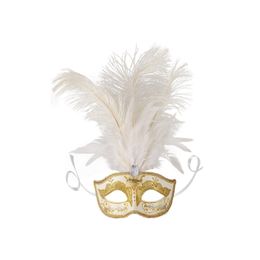 dressforfun Kostüm Venezianische Maske mit Federn
