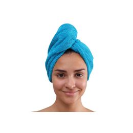 CLASS HOME COLLECTION Turban-Handtuch Frottee Baumwolle Haar-Turban Kopfhandtuch 72x27 cm