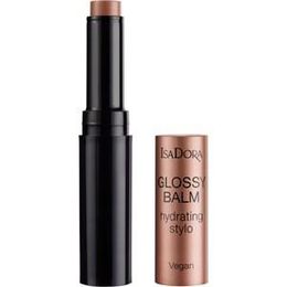 Isadora Lippen Lipgloss Glossy Balm Hydrating Stylo 40 Bare Beige