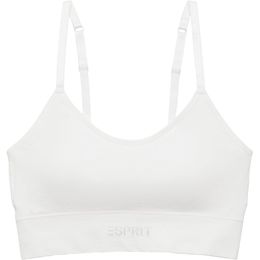 Esprit Seamfree Logo Bustier, Logo-Detail, verstellbar, für Damen, weiß, XL