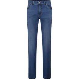 Gardeur Jeans, Used-Look-Effekt, 5-Pocket-Style, für Herren, blau, 34/34