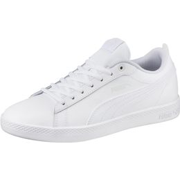 Puma® Sneaker "Smash v2", atmungsaktiv, Leder, für Damen, weiß, 42