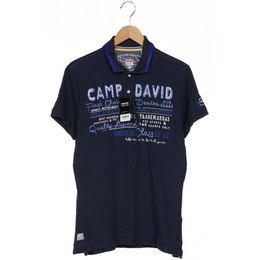 CAMP DAVID Herren Poloshirt, blau