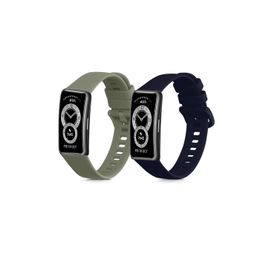 kwmobile Uhrenarmband 2x Sportarmband für Huawei Band 8