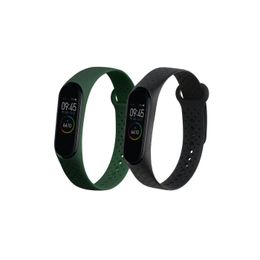 kwmobile Uhrenarmband 2x Sportarmband für Xiaomi Mi Band 4