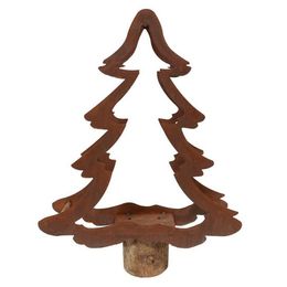 BADEKO Weihnachtsfigur Holzregal Baum