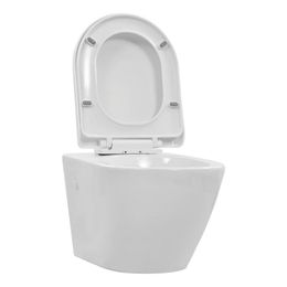 DOTMALL Tiefspül-WC WC Spülrandlos wandhängend