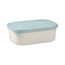 Edelstahl-Brotbox LUNCH mit Trenner in baltic blue