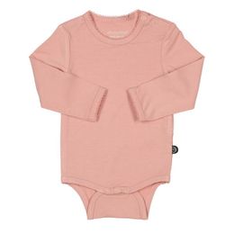 Minymo - Langarm-Body BAMBOO – MINY BASIC in misty rose, Gr.50