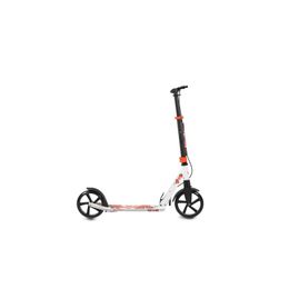 Byox Kinderroller Spooky klappbar, bis 100 kg, Bremse, Sto&szlig;d&auml;mpfer vorne, ABEC-7 in wei&szlig;
