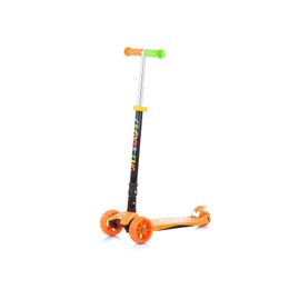Chipolino Kinderroller Scooter Croxy Evo 3 Räder Licht Lenker höhenverstellbar Orange Graffiti