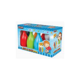 Pilsan Bowling Midi 06419 Kinder Bowlingspiel 6 Kegel und 2 Kugeln ab 10 Monate