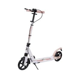 Makani Scooter Lunox klappbar, Seitenständer, Handbremse, ABEC7-Lager, Aluminium rosa