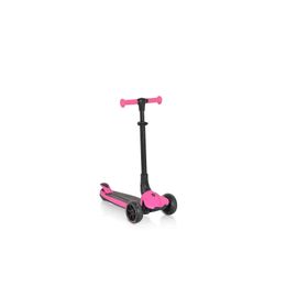 Byox Kinderroller Bolt 3 R&auml;der, h&ouml;henverstellbar, klappbar, PU-R&auml;der, ABEC-9 rosa