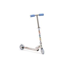Moni Kinderroller Magic, Scooter Höhe einstellbar, zusammenklappbar, PU-Räder 125 mm blau