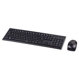 Hama RF Wireless QWERTZ Tastatur- und Maus-Set